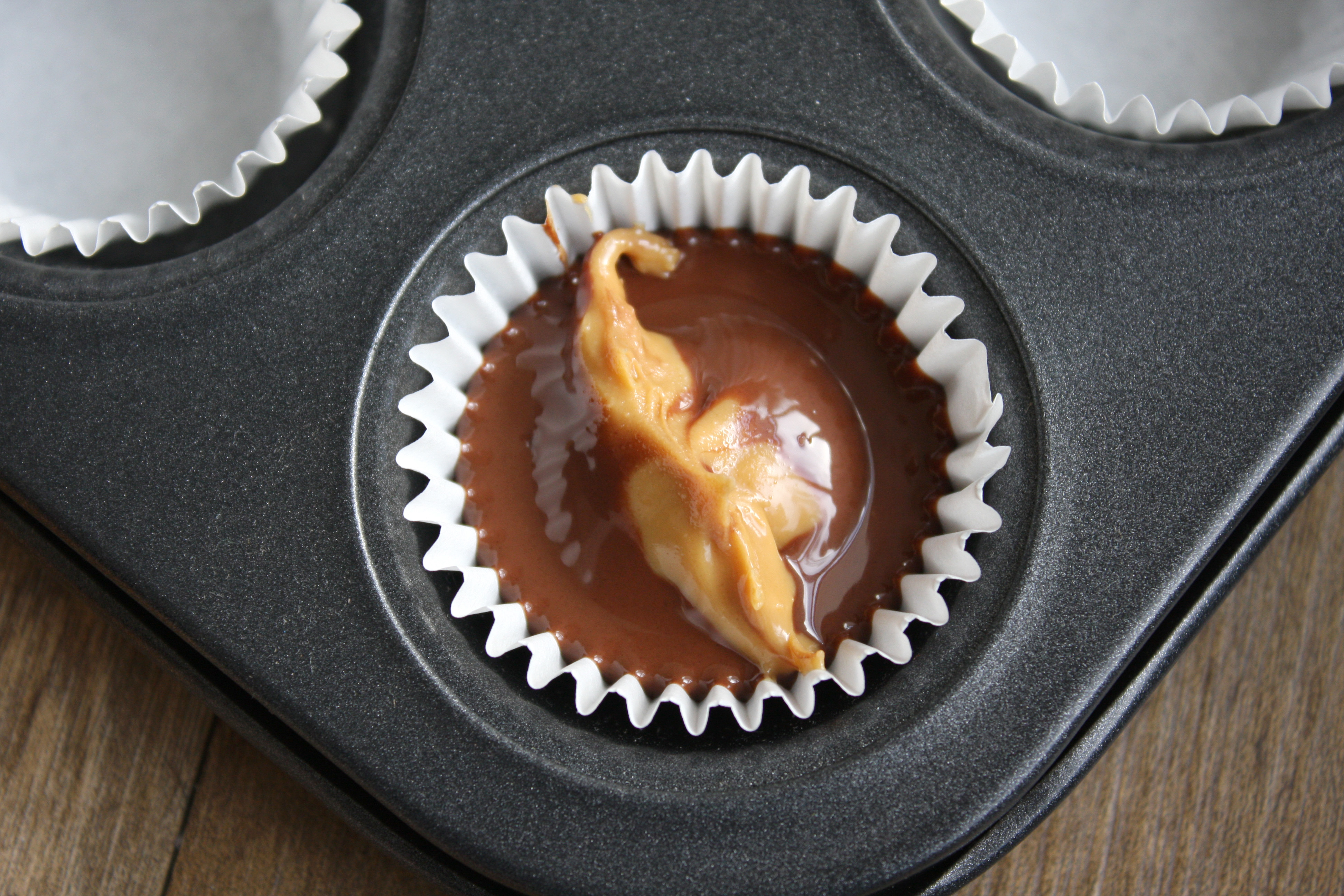 Almond Butter “Reese’s Cups” with Sea Salt