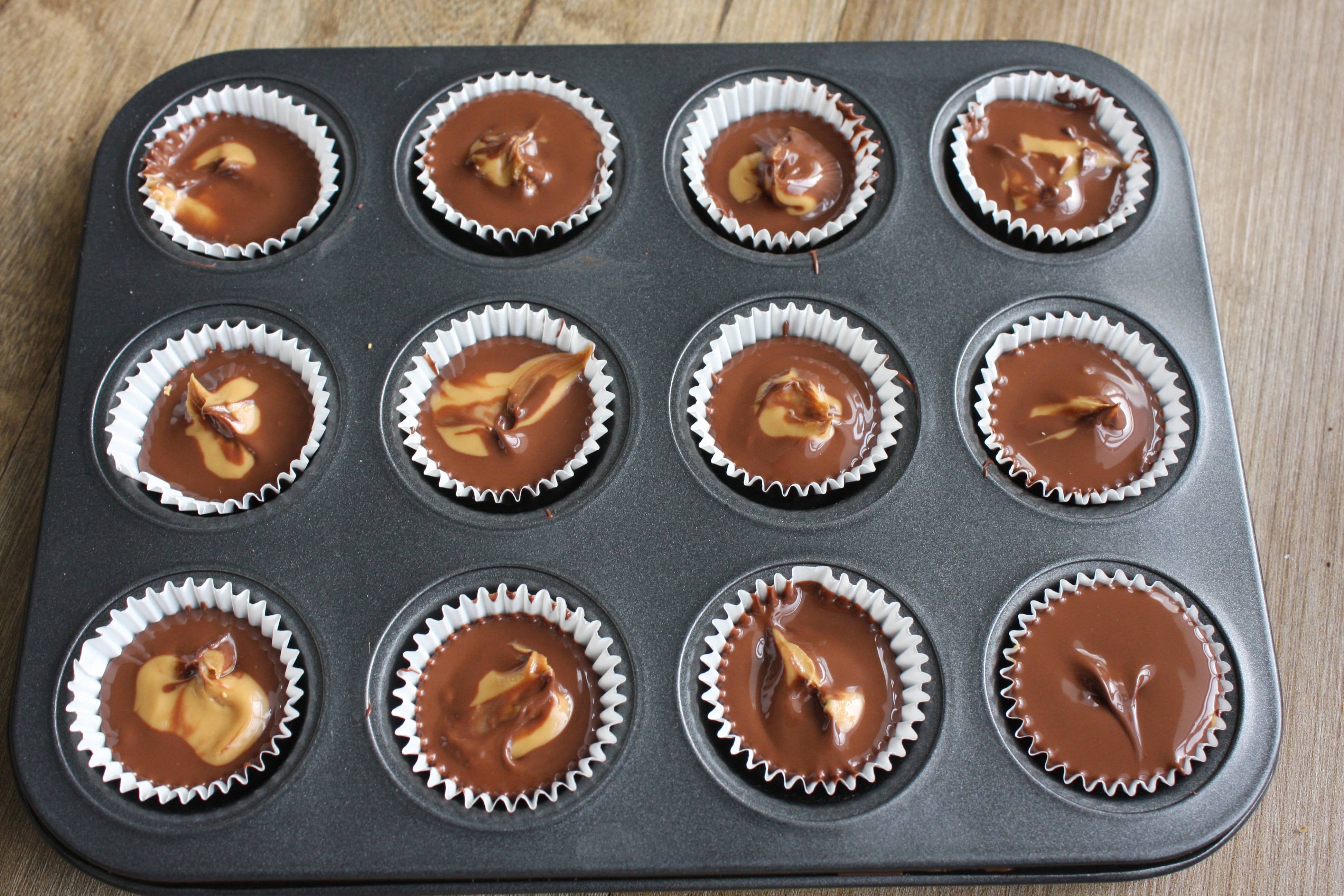Almond Butter “Reese’s Cups” with Sea Salt